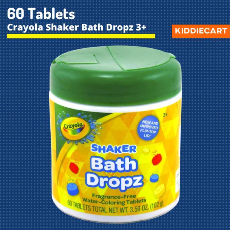 Jual Crayola Shaker Bath Dropz 3+ Fragrance Free Pewarna Bak Mandi Anak ...