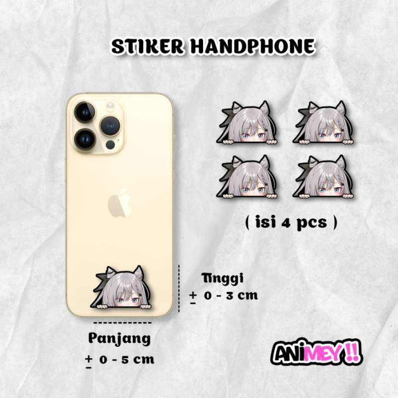 Jual Stiker Intip Vestia Zeta Hololive Vtuber Anime Sticker Waterproof ...