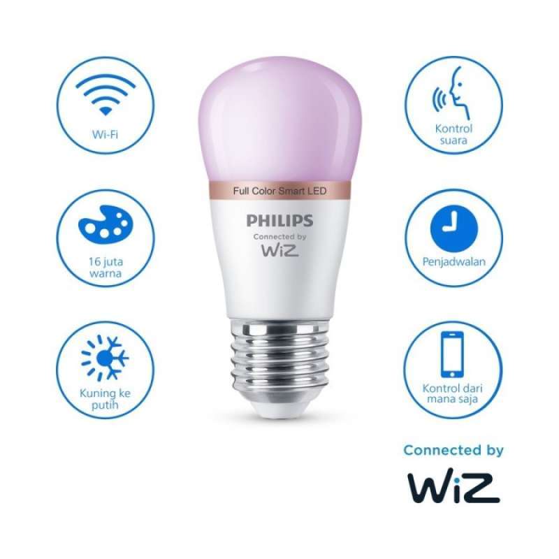 Promo Philips Smart Wifi Led 5w Minibulb P45 With Bluetooth - Tunable ...
