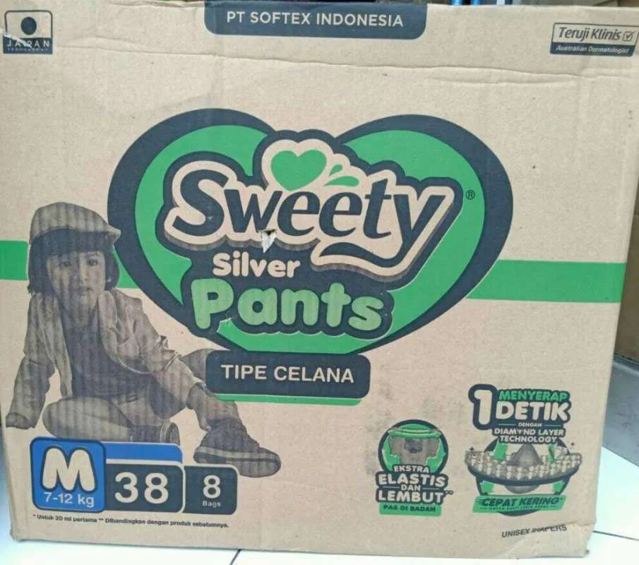 Jual Sweety Silver Pants Xl 1 Karton Termurah - Harga Grosir Terupdate Hari Ini | Blibli