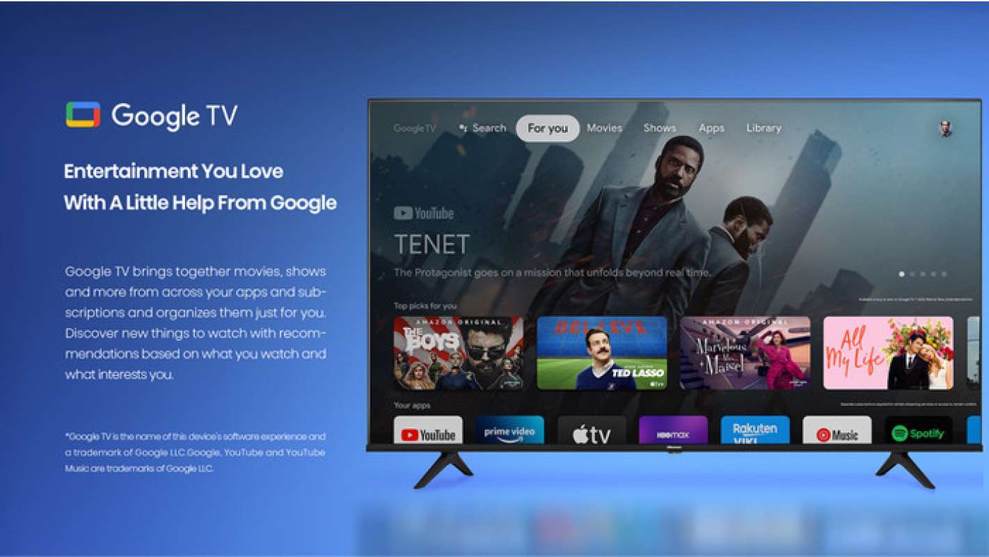 Jual Hisense Led 65 65a6500h 4k Uhd Google Tv Voice Control Di Seller ...