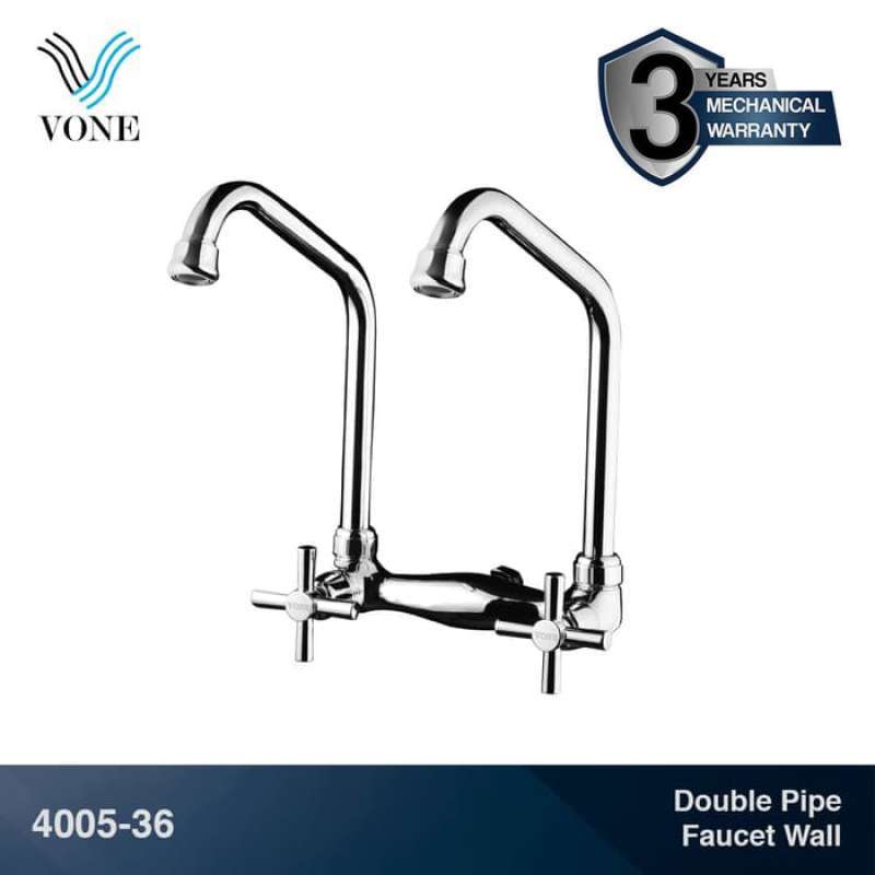 Promo Vone Kran Cuci Piring Double Keran Angsa Sink Dapur Wastafel Meja ...