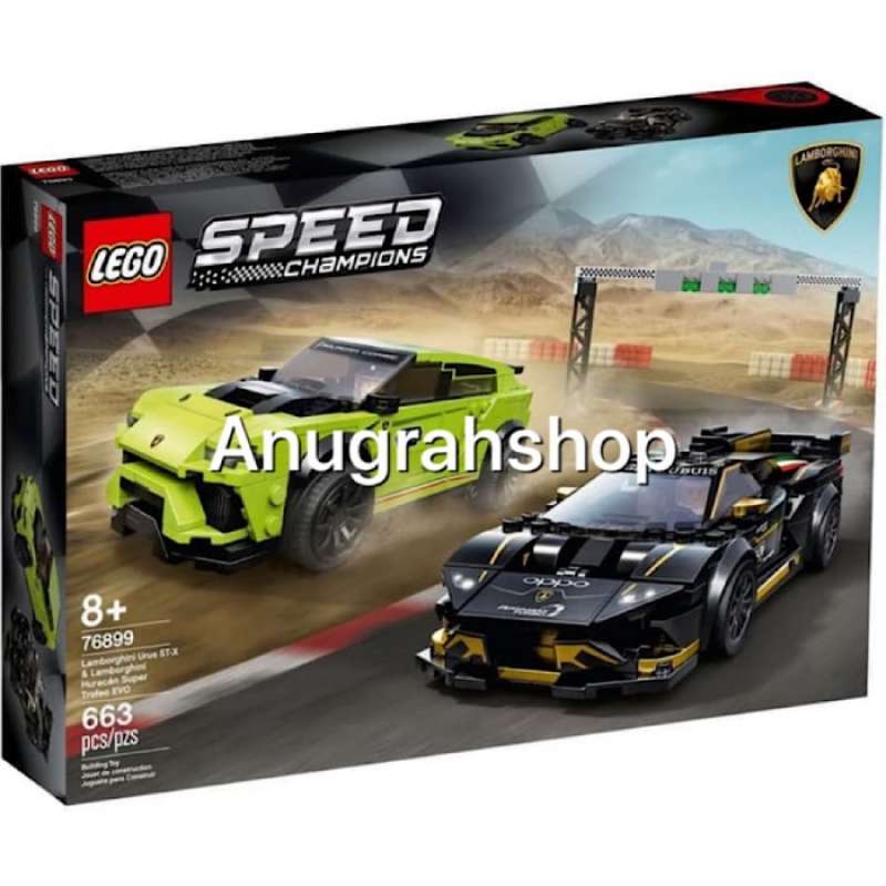 Jual LEGO 76899 SPEED CHAMPIONS Lamborghini Urus ST-X & Huracan Super ...