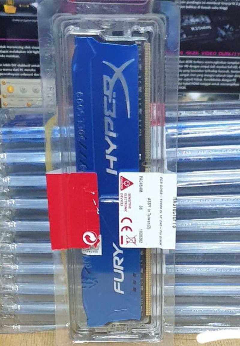 Jual MEMORY RAM PC DDR3 8GB HYPER X FURY PC-12800 LONGDIMM di Seller ...