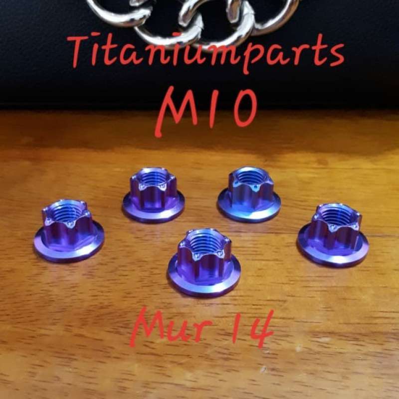 Promo Mur titanium M10 atau mur drat 14 Diskon 23% di Seller Berkah ...
