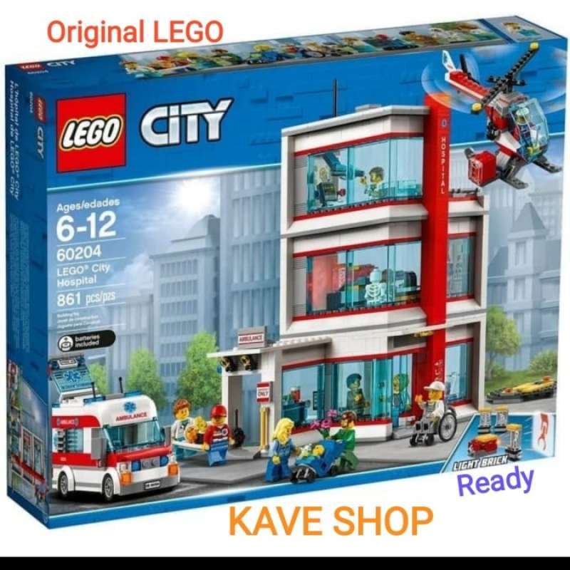 Promo Lego 60204 City Hospital - hospital new Diskon 9% di Seller ...