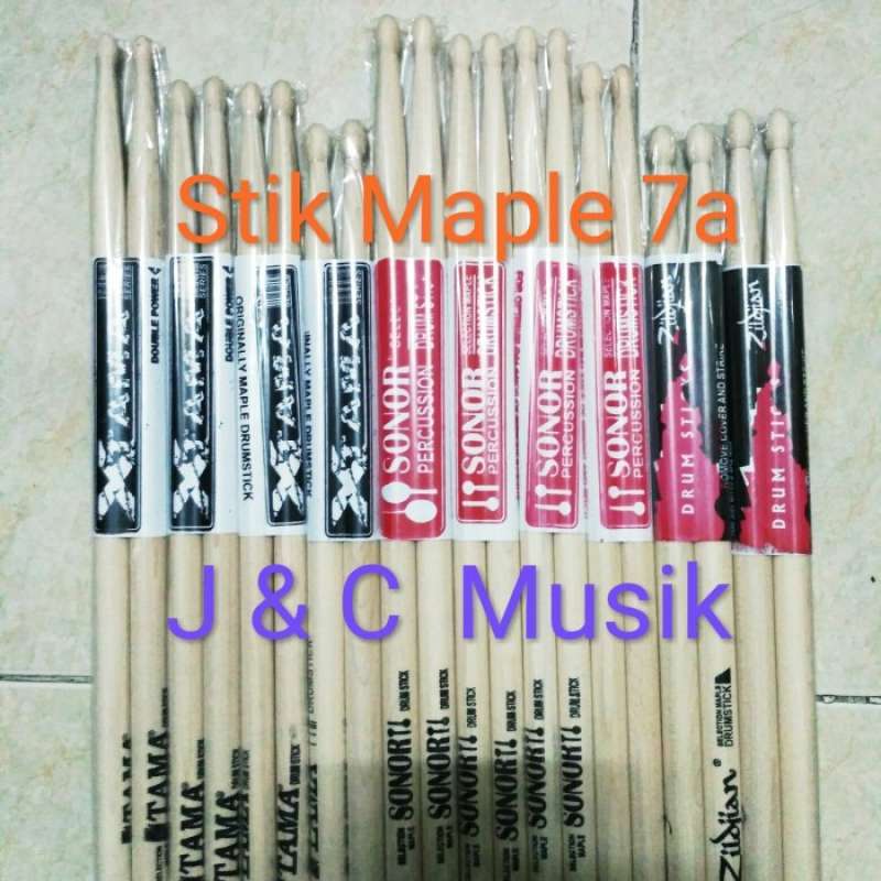 Promo Stik Drum Maple Stick Sonor Setik Tama Ziidjian Diskon 23% Di ...