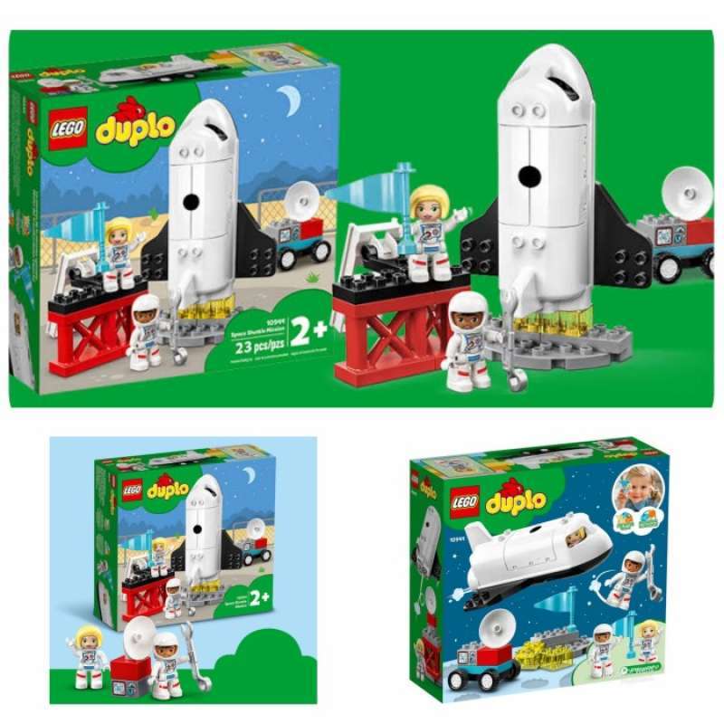 Jual Lego 10944 Duplo Space Shuttle Mission Rocket 2+ 23 Pc Bnib Di ...
