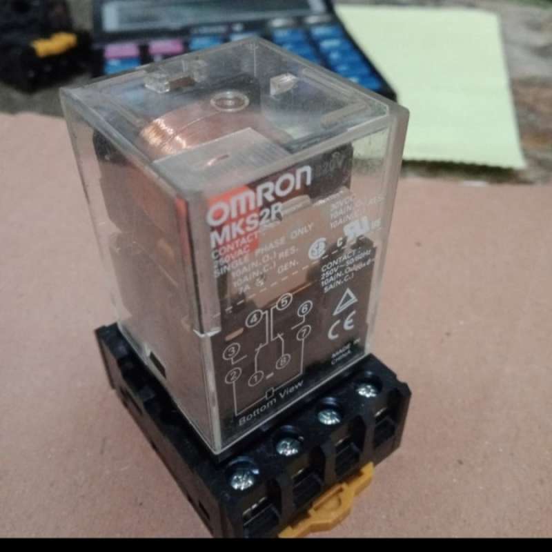 Promo Relay MKS2P 12 VDC OMRON + SOKET Diskon 23% di Seller Berkah Mulia Store - Duren Tiga ...