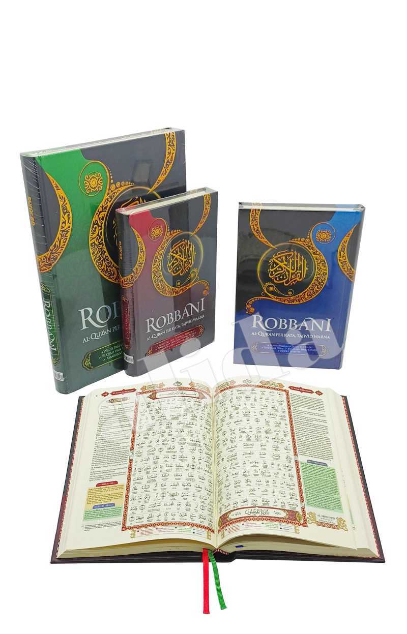 Promo Alquran Robbani Besar A4, Al-Quran Tajwid Terjemah Per Kata ...
