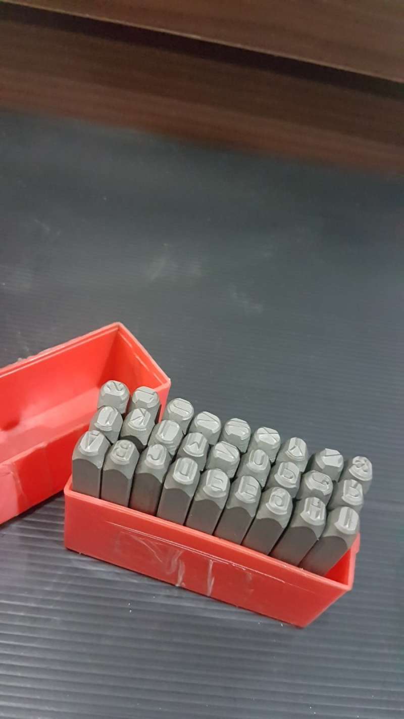 Promo Grip Besi Stempel Huruf Alphabet 6 Mm Isi 27 Pcs Toyoda / Letter ...