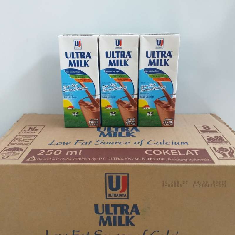 Jual Susu Ultra Milk Low Fat Coklat 250ml (1 Dus Isi 24) -01 Di Seller Sahabat Horeca ...