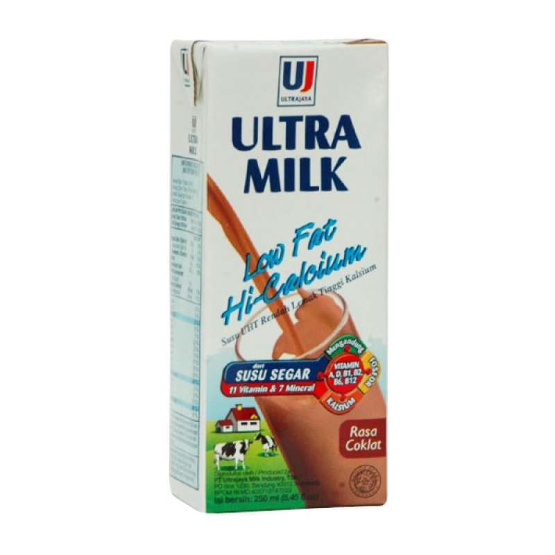 Jual Susu Ultra Milk Low Fat Coklat 250ml (1 Dus Isi 24) -01 Di Seller Sahabat Horeca ...