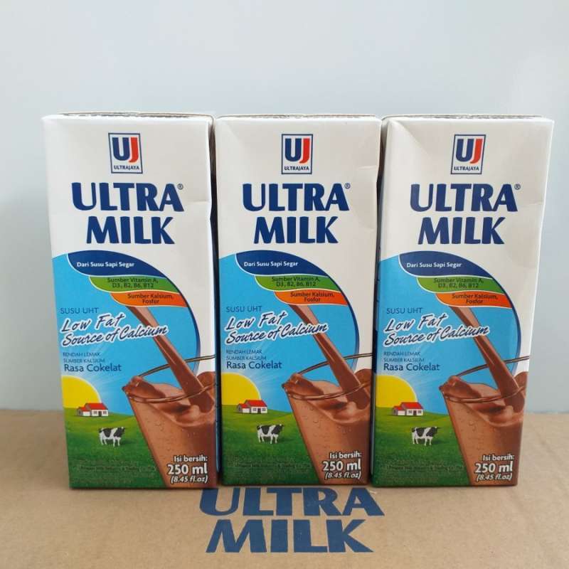 Jual Susu Ultra Milk Low Fat Coklat 250ml (1 Dus Isi 24) -01 Di Seller Sahabat Horeca ...