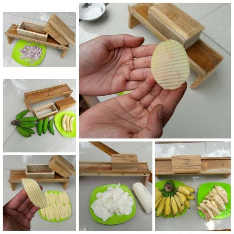 Jual PROMO Jual Alat Pengiris Keripik Singkong Pisang ubi talas (SEDANG ...