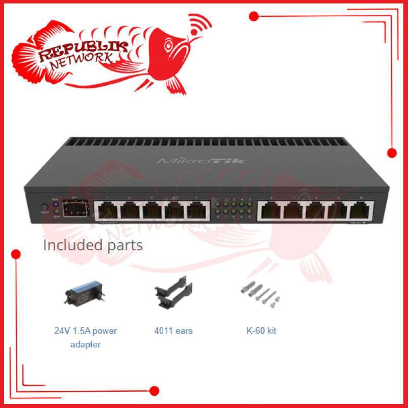 Promo MikroTik RB 4011 iGS + RM RB4011iGS+RM - Multivariasi Multicolor ...