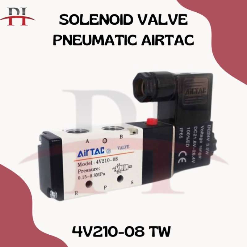 Promo Solenoid Valve Pneumatic Airtac 4V210-08 TW Diskon 23% di Seller ...