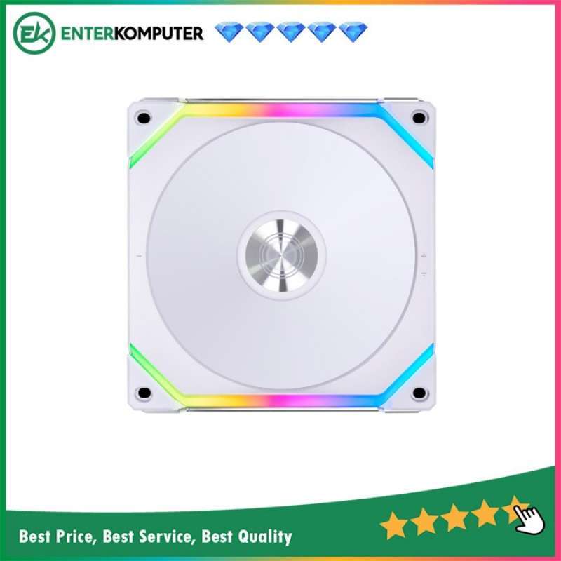 Jual LIAN LI UNI FAN SL140 V2 WHITE - 14CM ARGB FAN / FAN Casing 14CM ...