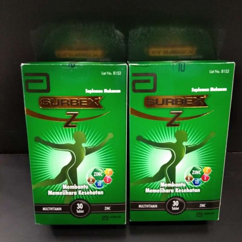 Promo SURBEX Z SATU BOX ISI 30 TABLET Diskon 33% di Seller Nur Nur Toko ...