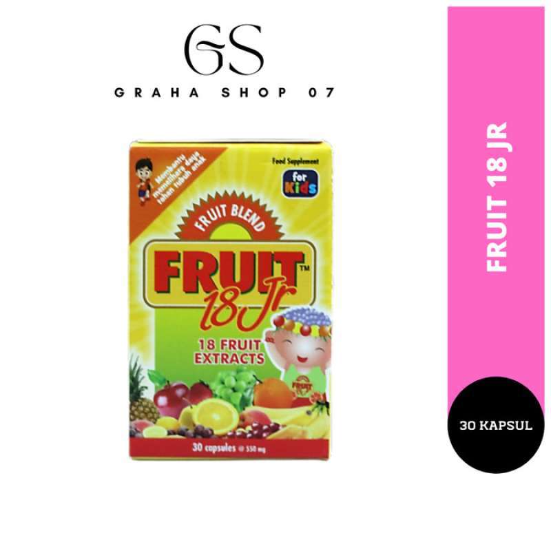 Promo FRUIT 18 JUNIOR & VEGEBLEND 21 JUNIOR 30 KAPSUL MULTIVITAMIN ANAK ...
