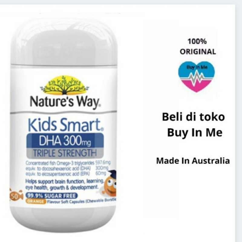 Promo NATURES WAY KIDS SMART DHA 300MG TRIPLE STRENGTH Diskon 33% di ...