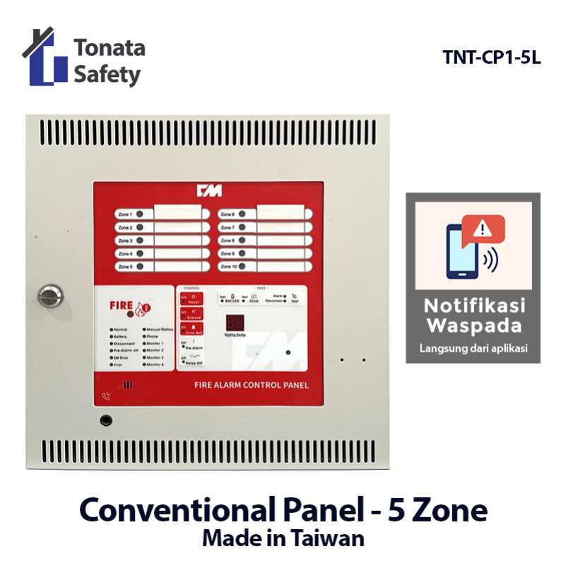Jual Harga Conventional Fire Alarm Panel 5 Zone Original Murah - Harga ...