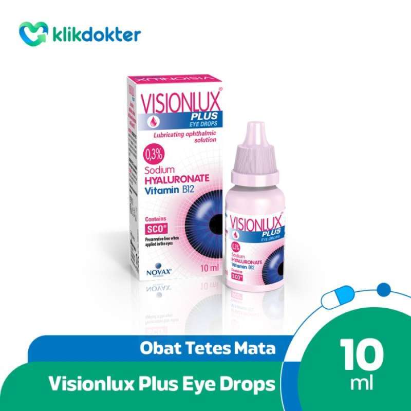 Promo Visionlux Plus Eye Drops 10ml - Obat Tetes Mata dengan Vit B12 ...
