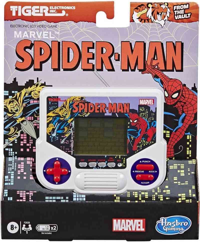 Promo Hasbro Video Game Spider Man Tiger Electronics Game Watch Retro ...