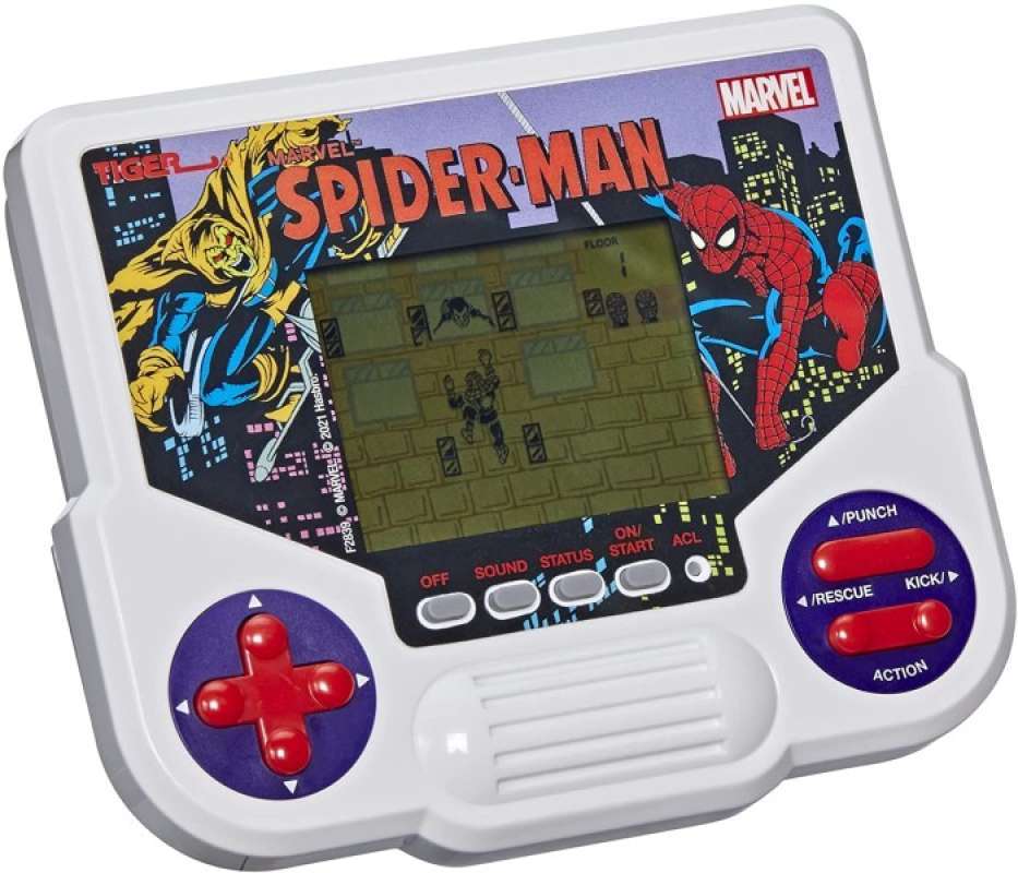 Promo Hasbro Video Game Spider Man Tiger Electronics Game Watch Retro ...