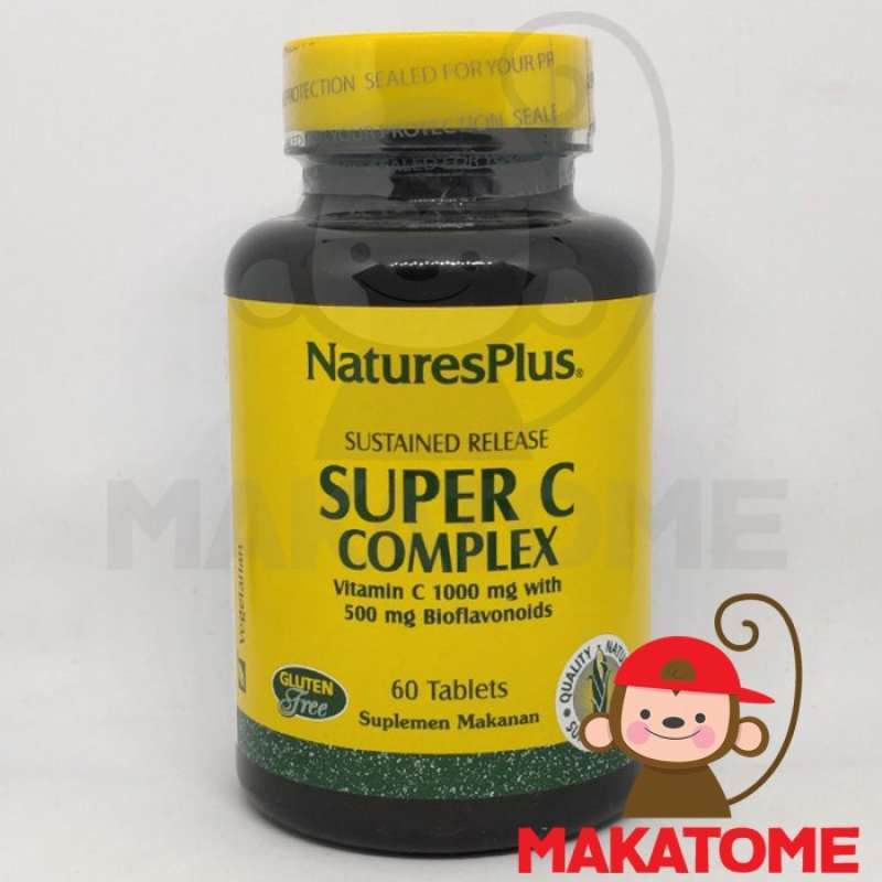 Promo Nature Plus Super C Complex 60 tablet immune vitamin 1000 mg ...