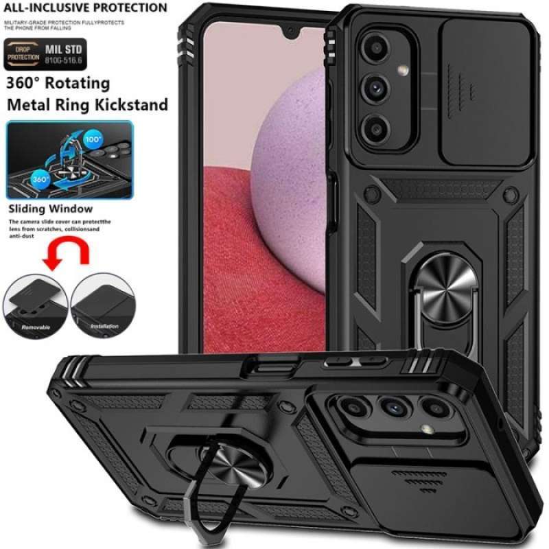 Jual Armor Lens Ring Case Casing Samsung Galaxy A14 5g - Camshield Stand Di Seller Dstore 22 ...