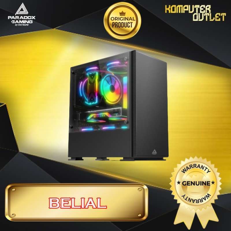 Jual Paradox Gaming Belial Black/white - Matx/mini Itx Gaming Case Paradox Di Seller ...