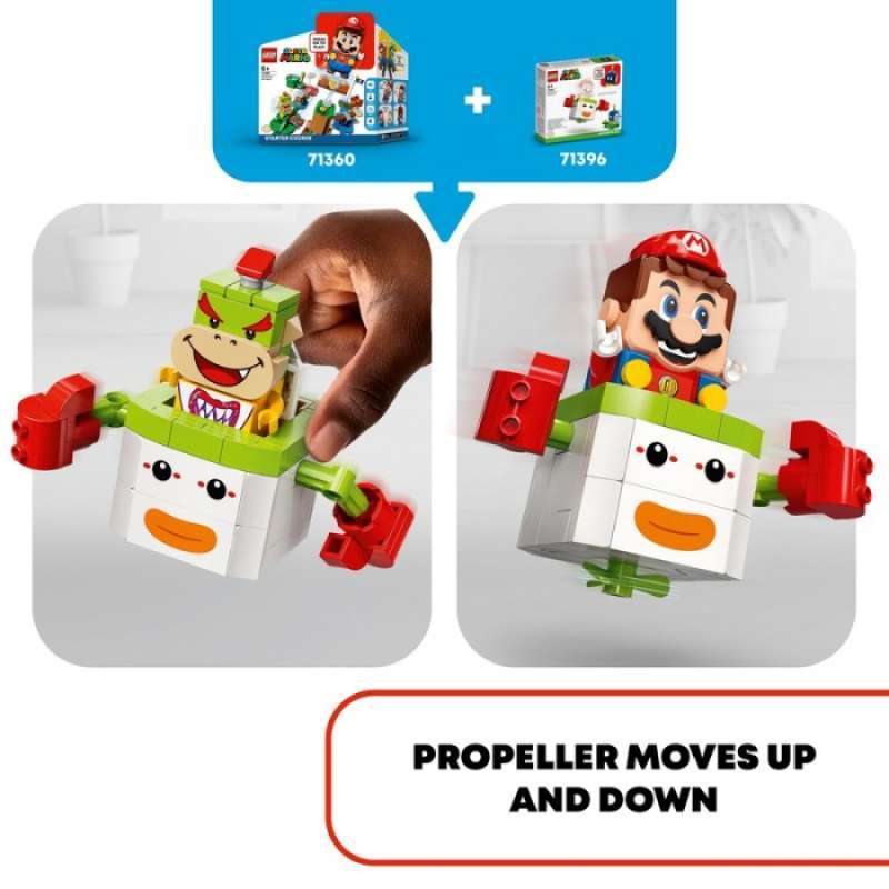 Promo LEGO® Super Mario 71396 Bowser Jr.'s Clown Car Expansion Set ...