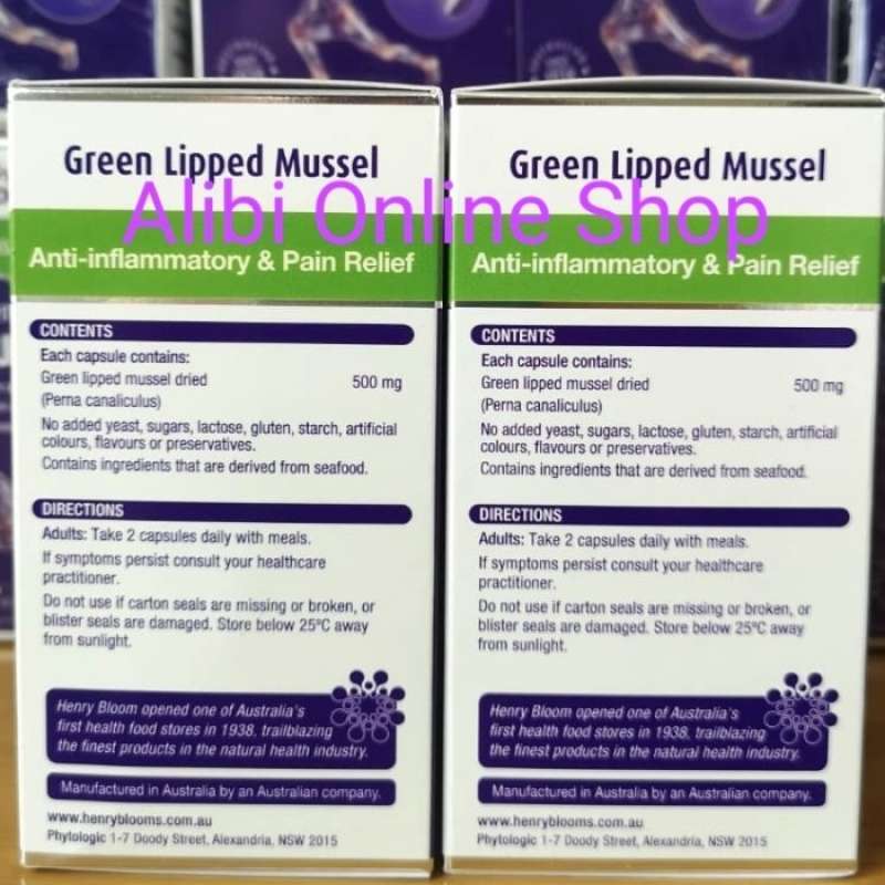 Jual Henry Blooms Joint, Muscles & Bones - 60 Capsules Di Seller Anes ...