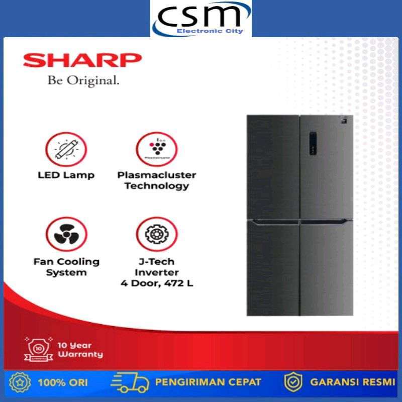 Jual Kulkas 4 Pintu Merk Sharp Original, Murah & Diskon Juni 2024 | Blibli