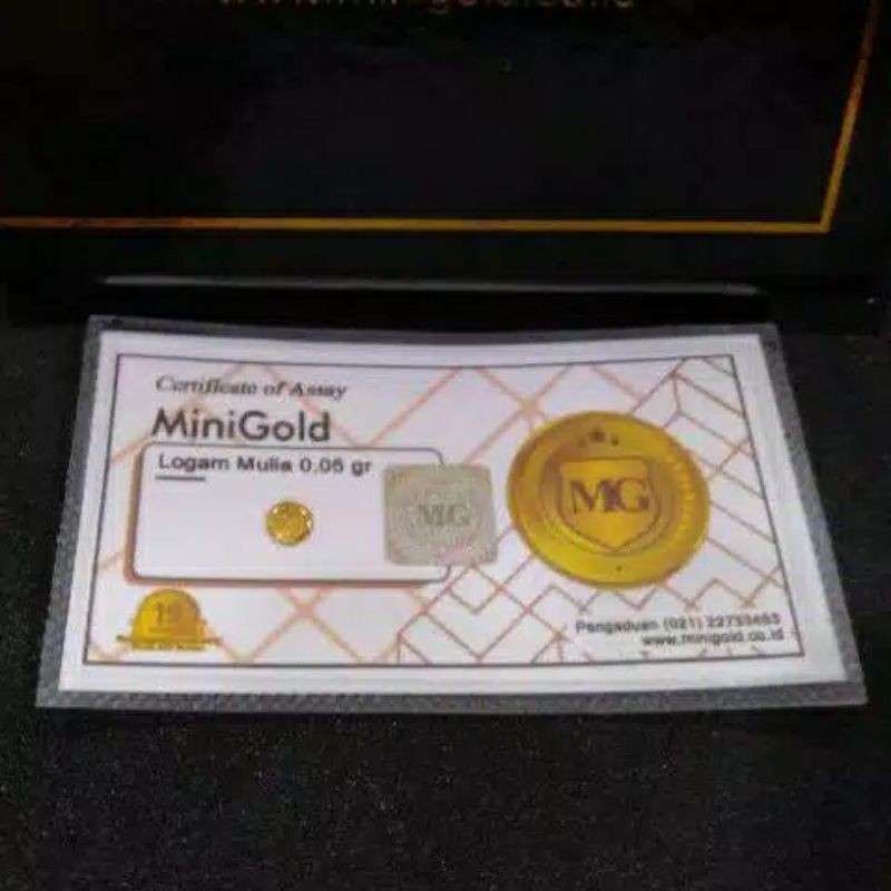 Jual Minigold. 0,05 gr emas batangan mas murni mas asli mas kecil logam ...