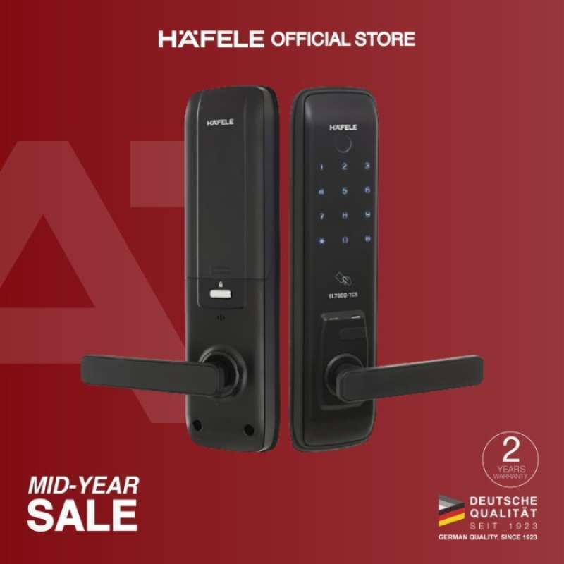 Promo Hafele Digital Door Lock El7800 Fingerprint - Kunci Gagang Pintu ...
