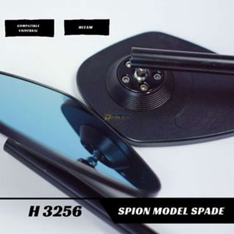 Jual Spion Model Oktagon Ellise Agv Mirror Blue Oval Full Aluminium ...
