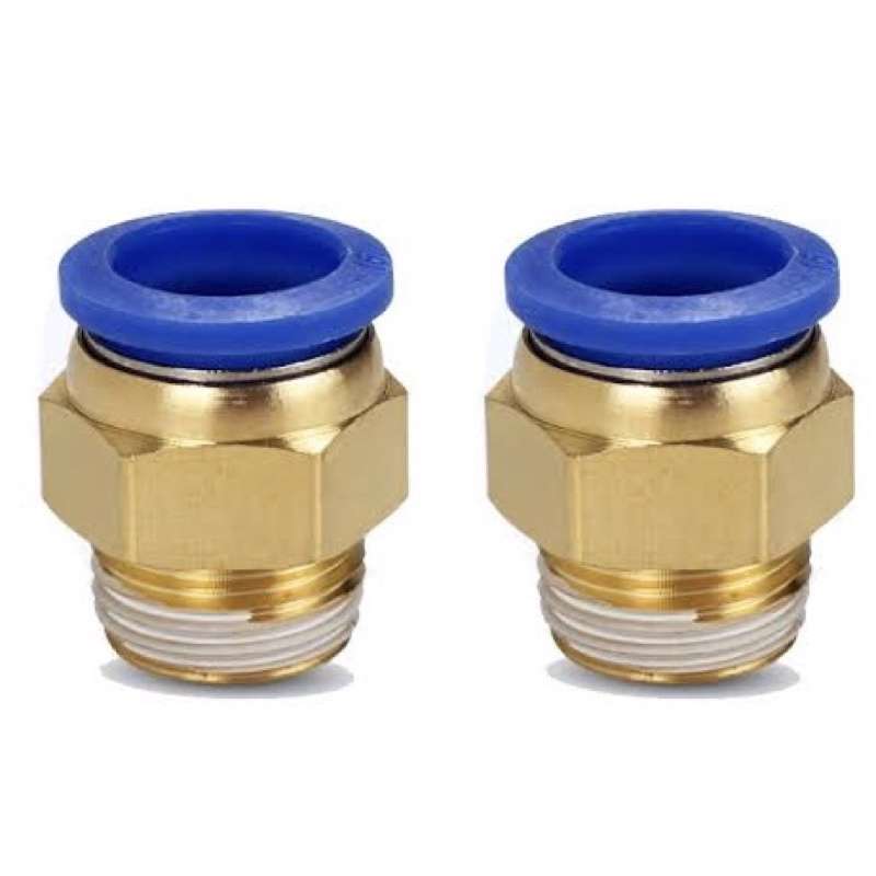 Jual Pneumatic Fitting PC 8-M10 / 8mm-M10 Drat Luar di Seller Mugiwara ...