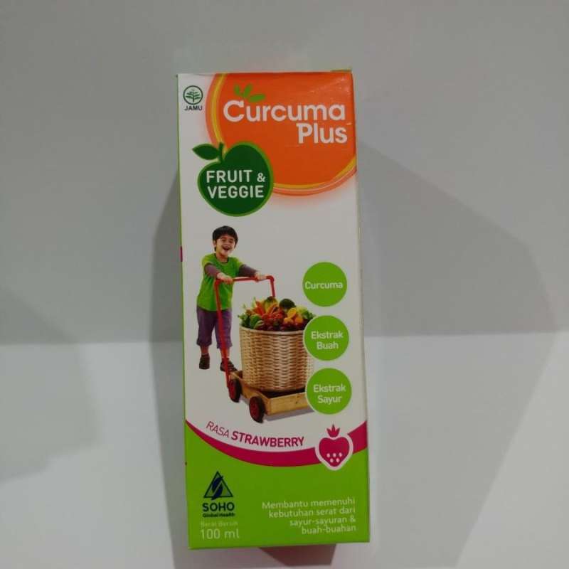 Jual Curcuma Plus Fruit Veggie 100ml Rasa Strawberry/nafsu Makan Anak ...