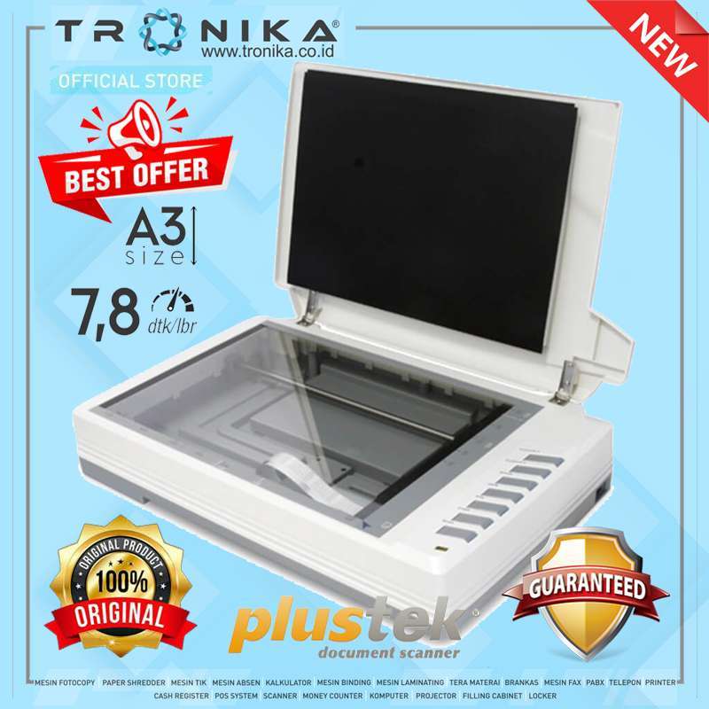 Jual Scanner Dokumen Faltbed Plustek Opticpro A320e Di Seller Tronika ...