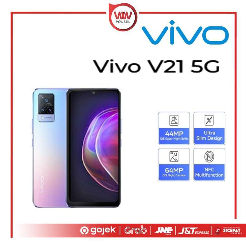 Jual Hp Vivo V21 5G Ram 8GB Internal 128GB Garansi Resmi di Seller wwponsel_hangtuah - WW ponsel ...