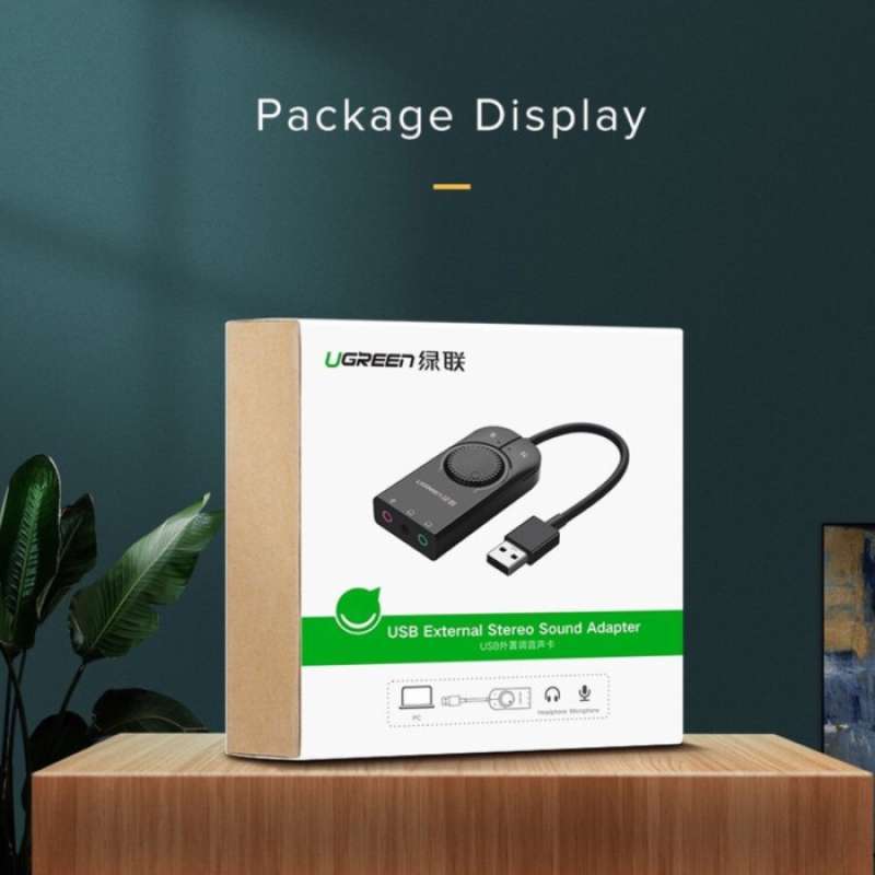 Jual UGREEN Sound Card Audio USB 3.0 to AUX 3.5mm Microfon di Seller ...