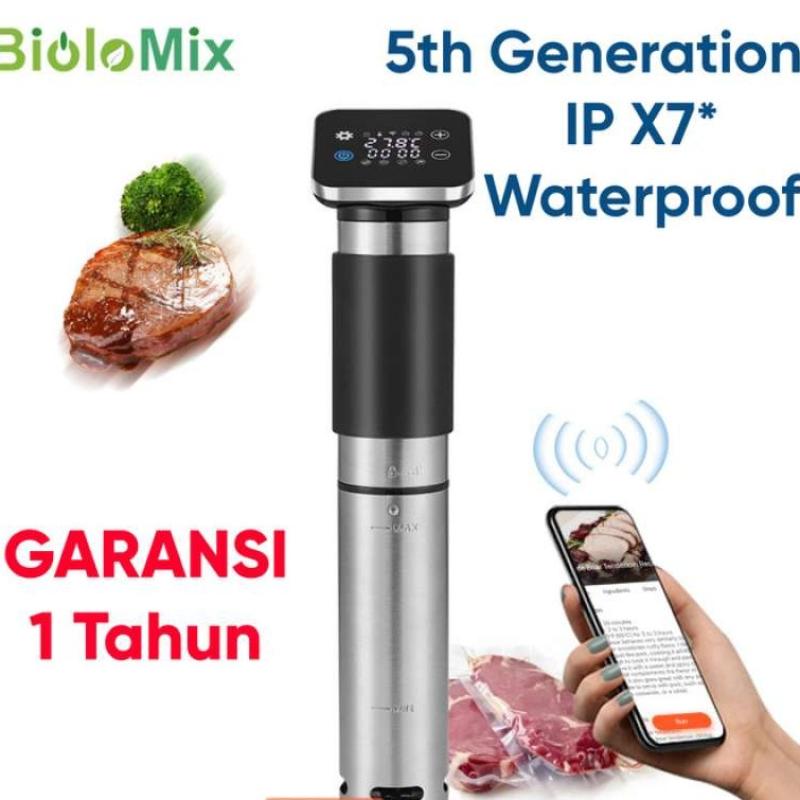 Promo BioloMix SV-8008 Sous Vide Slow Food Cooker 1200W IPX7 Waterproof - 5th Gen SV-9008 Diskon ...