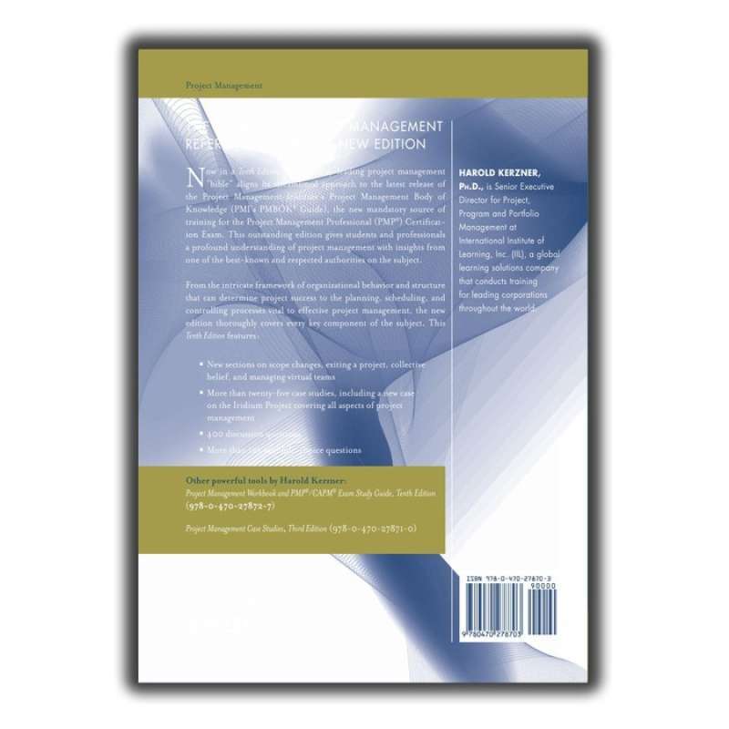Jual Buku Project Management 10th Edition Harold Kerzner Di Seller Bane ...
