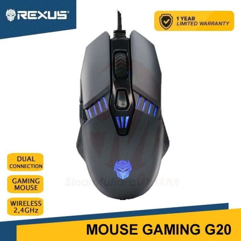 Jual Rexus Mouse Gaming G20 Black Di Seller Simura Cilegon Online ...