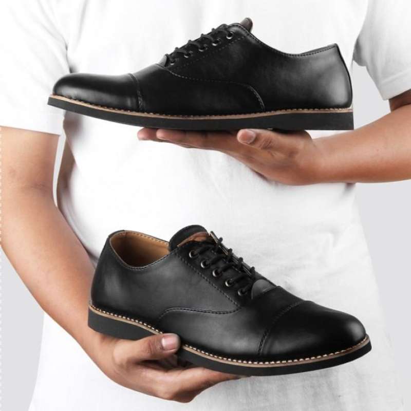 Jual OXFORD MANA BLACK |ManNeedMe x Monday| Sepatu Pantofel Pria Formal ...