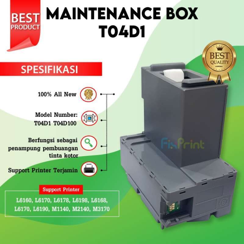 Promo Maintenance Box T04d1 Ewmb2 Epson L4150 L4160 L5190 L6190 L6160 ...