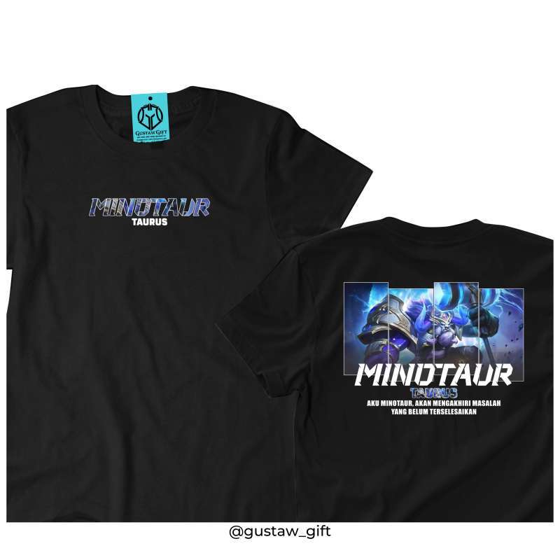 Jual GG T-Shirt MINOTAUR Zodiac Skin Taurus Mobile Legends Kaos Custom ...