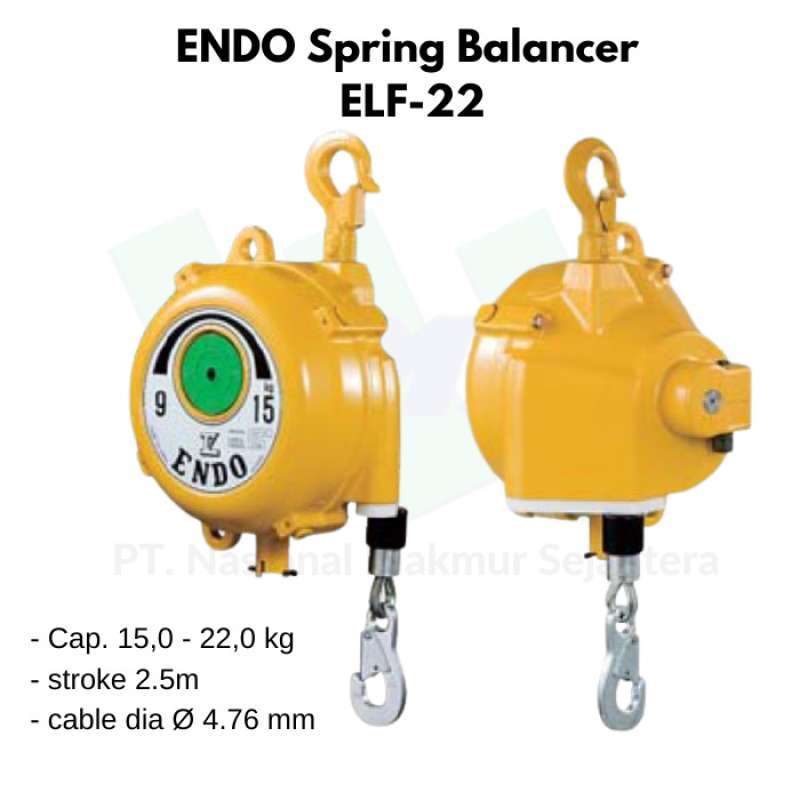 Promo Spring Balancer Cap. 15-22kg stroke 2.5m ENDO ELF-22 Diskon 23% ...